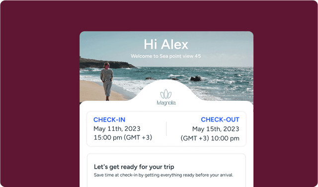 Better check-ins & guest experience with an app for guests | Guesty
