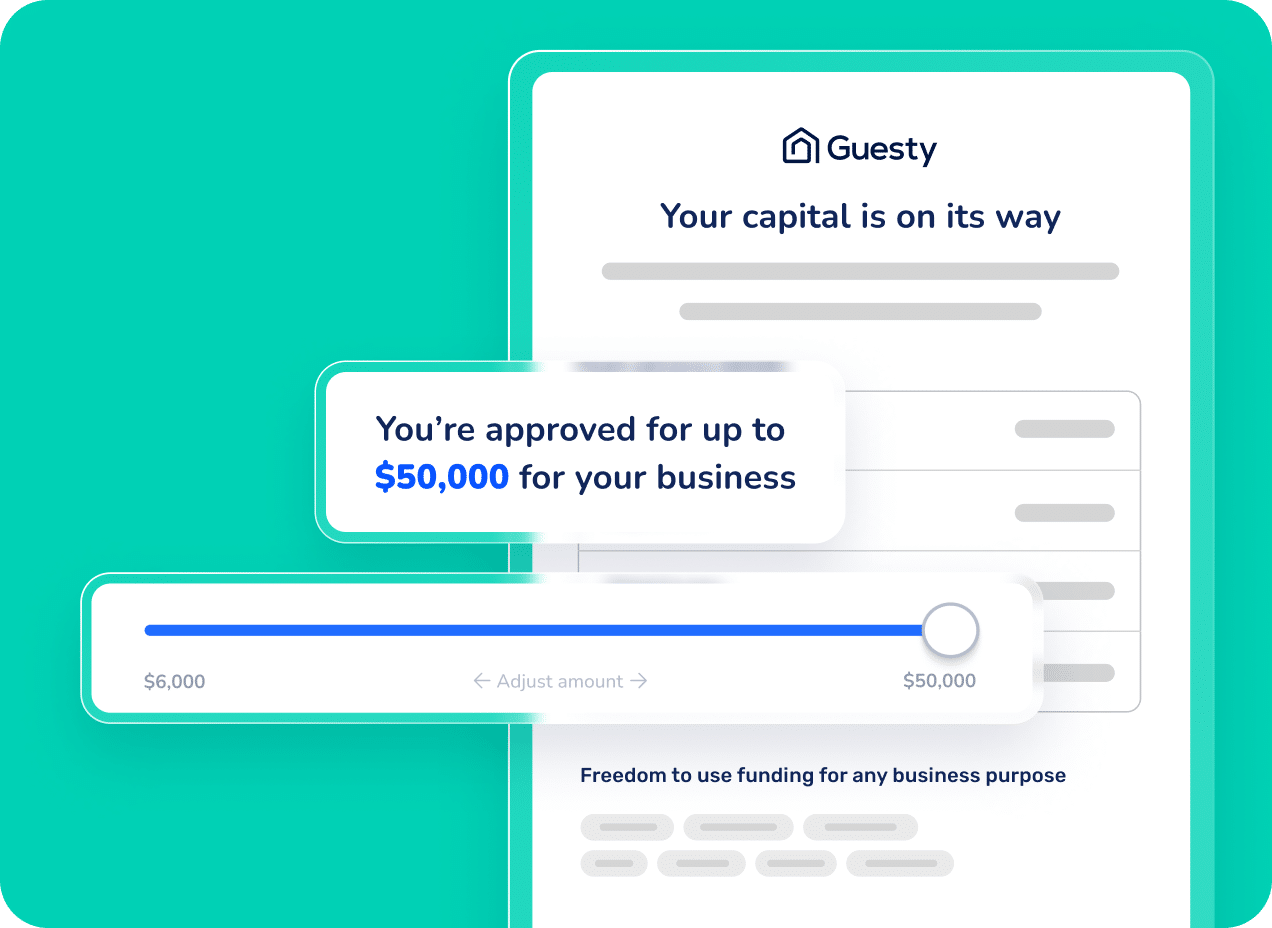 Capital Funding for short-term rentals I Guesty