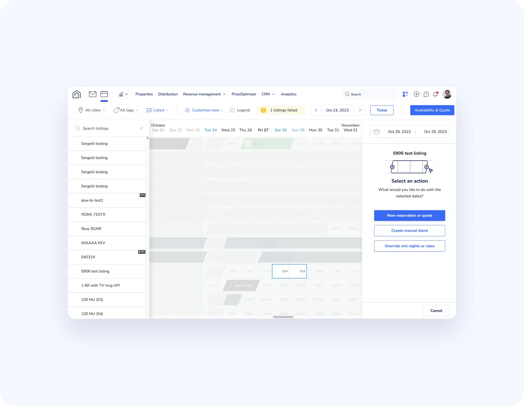 Manual Booking System by Guesty