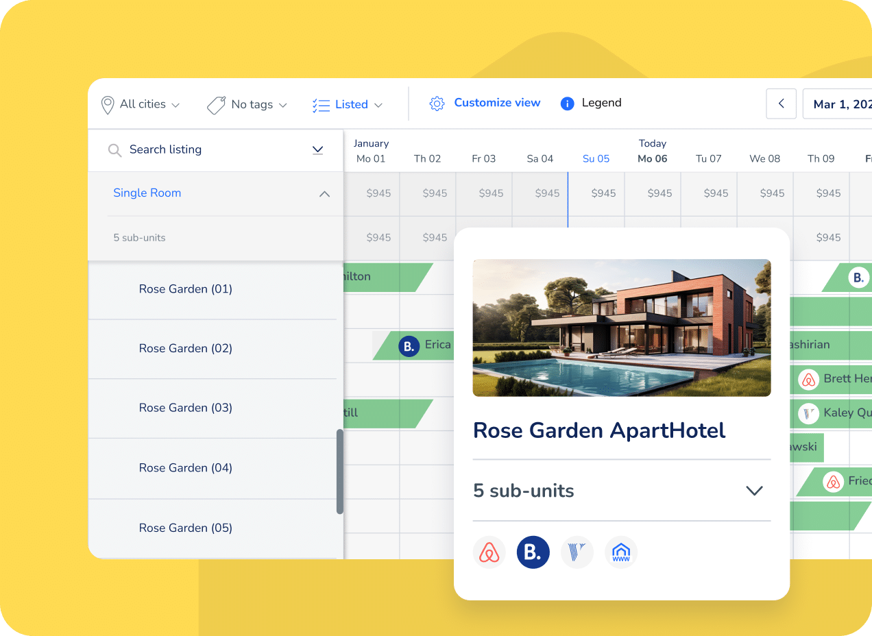 Airbnb and Vacation Rental Multi-Units Feature | Guesty